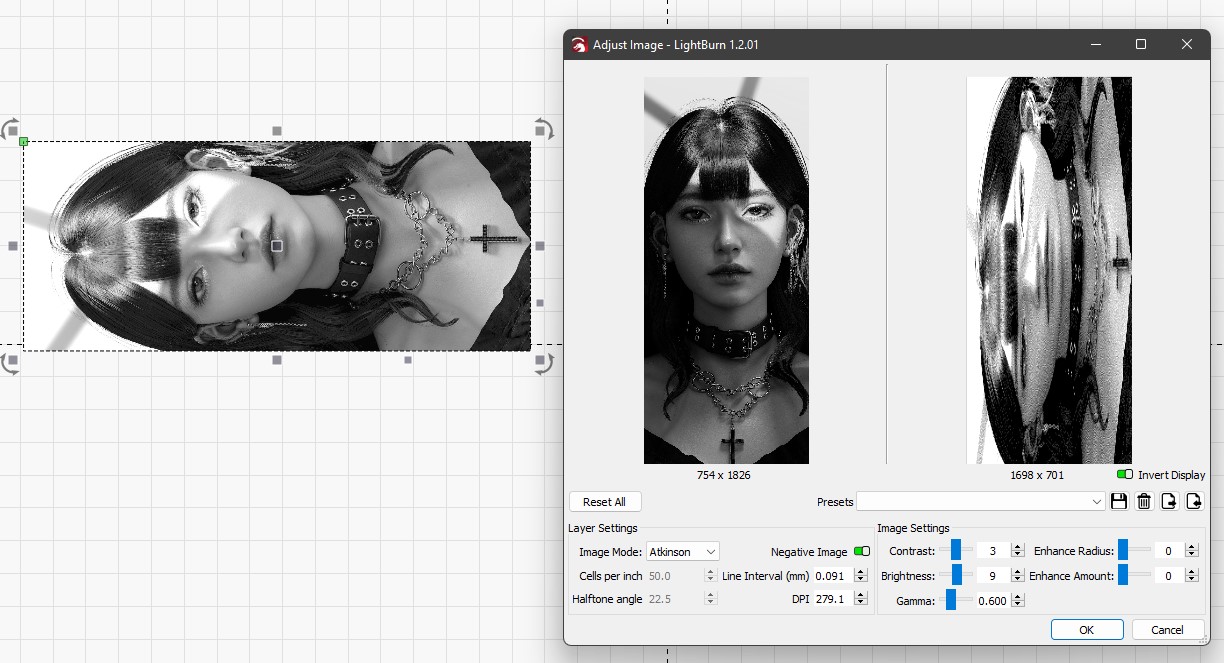 BUG Using Adjust Image Window LightBurn Software Questions