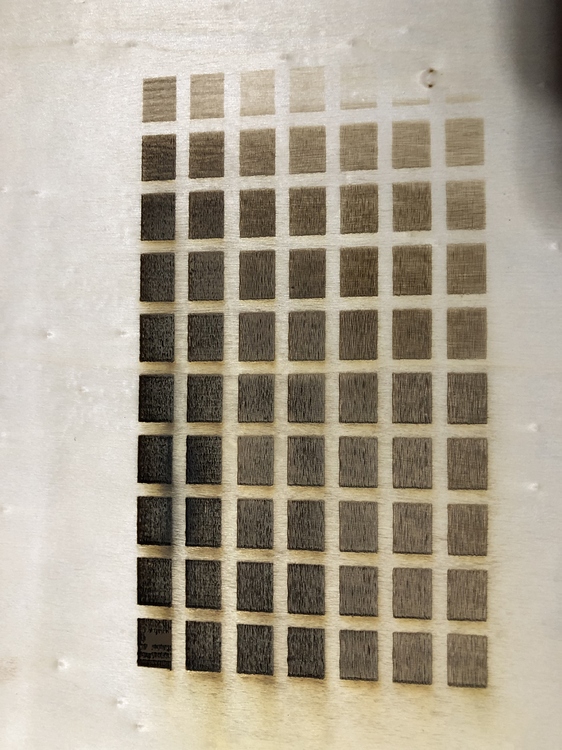 Laser parameter grayscale matrix - LightBurn Software Questions ...
