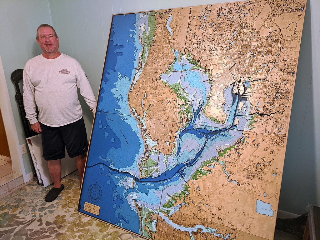 Finished my largest map to date - Finished Creations - LightBurn ...