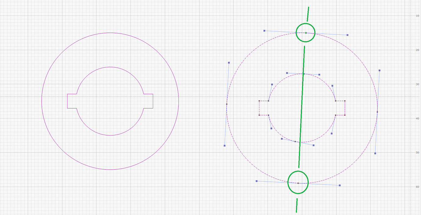 Cutting circles in half - LightBurn Software Questions [OFFICIAL ...