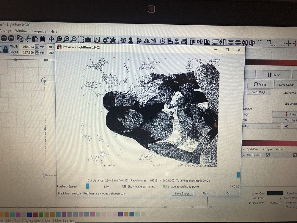 Image Cut In Pass Through Lightburn Software Questions [official