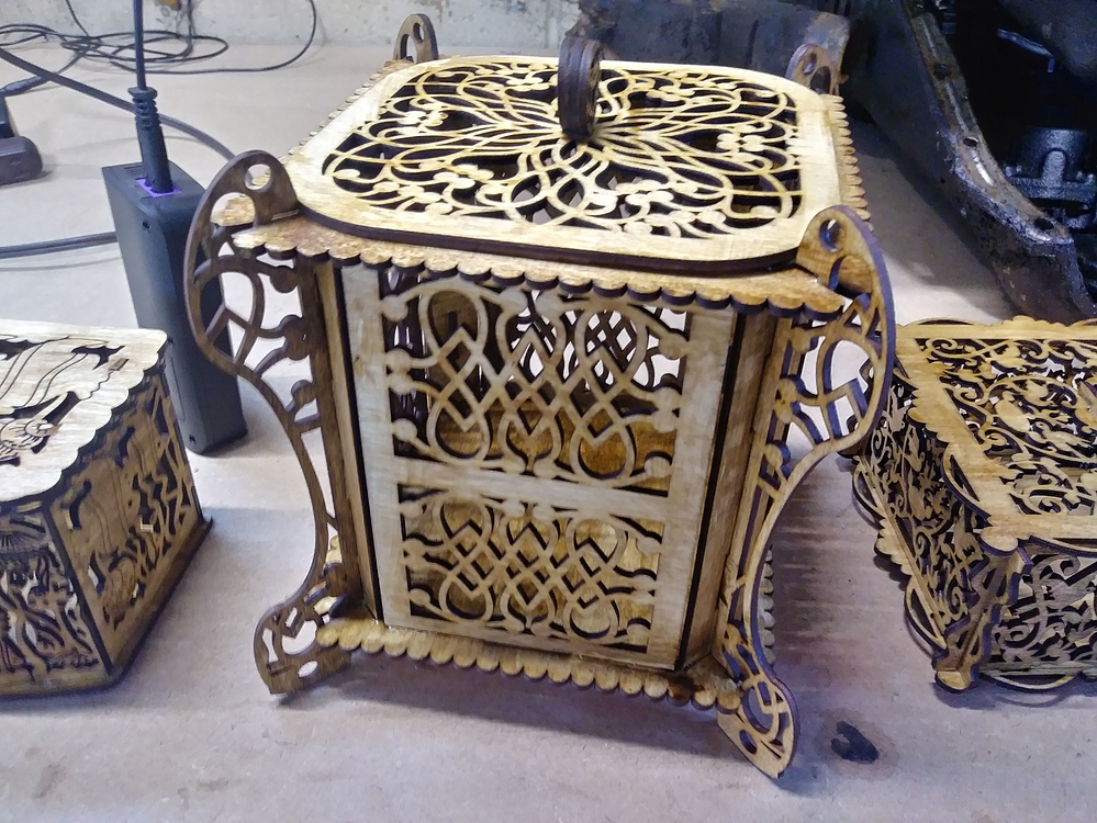 On of my boxes . Many more to come - Finished Creations - LightBurn ...