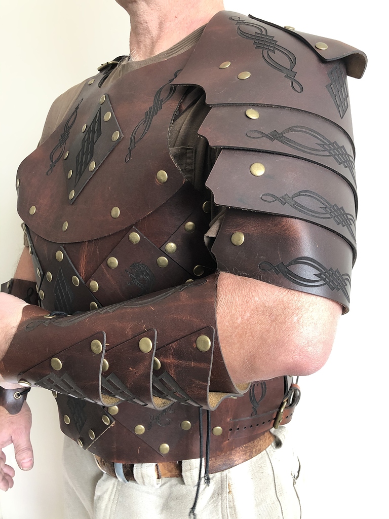 Leather armor on LightObject 900x600 - Finished Creations - LightBurn ...