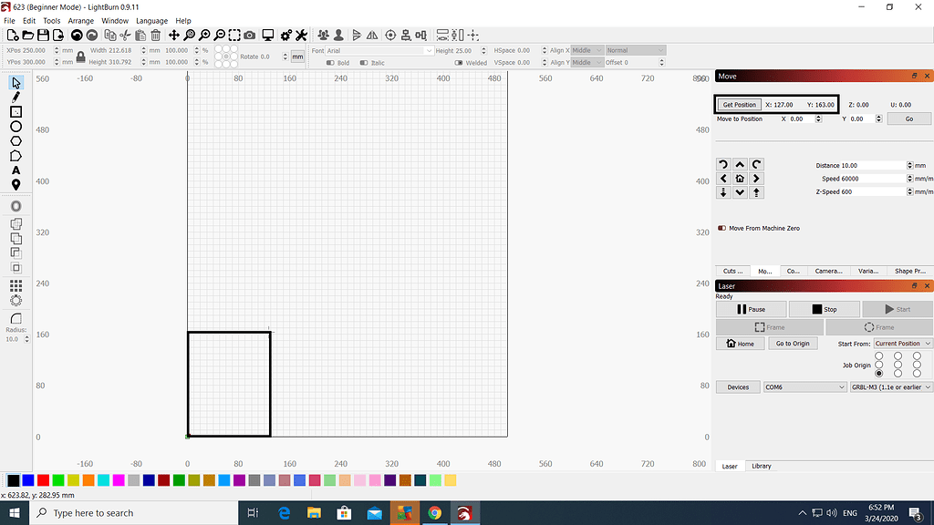 Working area is too small - Getting Started With LightBurn - LightBurn ...