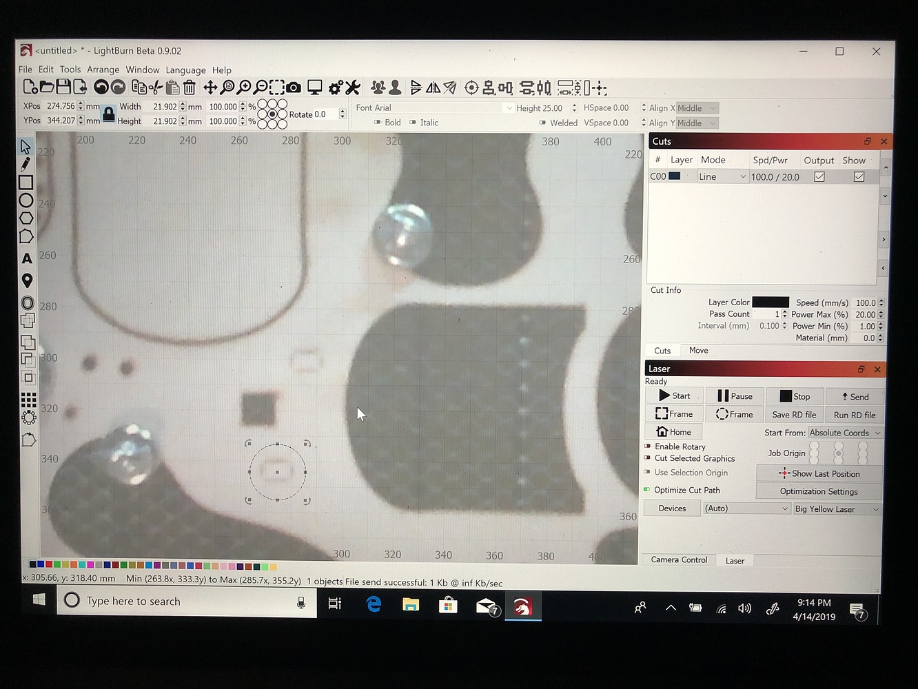 These were closed objects and perforation mode is off - LightBurn Software Questions - LightBurn ...