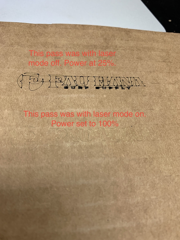Laser burn significantly reduced with "Laser mode on" - Common Problems ...