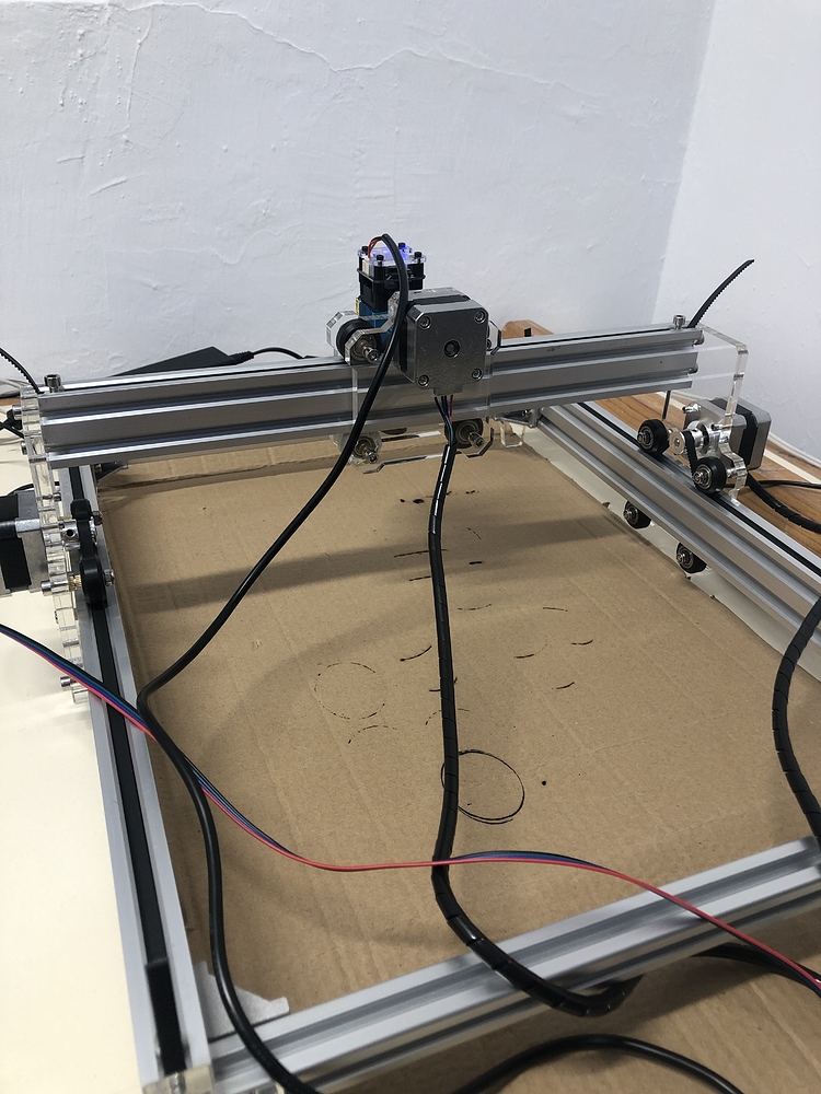 My X Axis Wont Move Correctly Lightburn Hardware Compatibility Lightburn Software Forum