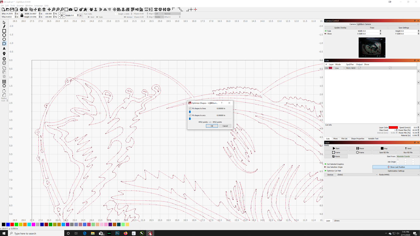 Optimize selected shapes - LightBurn Software Questions - LightBurn Software Forum