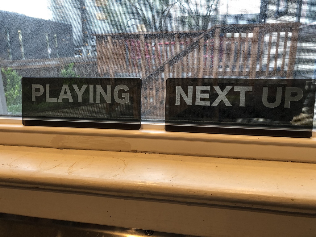 Vinyl shelf signs - Finished Creations - LightBurn Software Forum