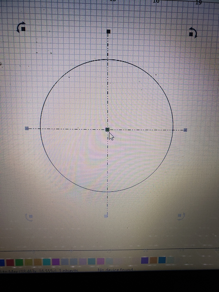 How to divide a circle into four quarters - LightBurn Software ...