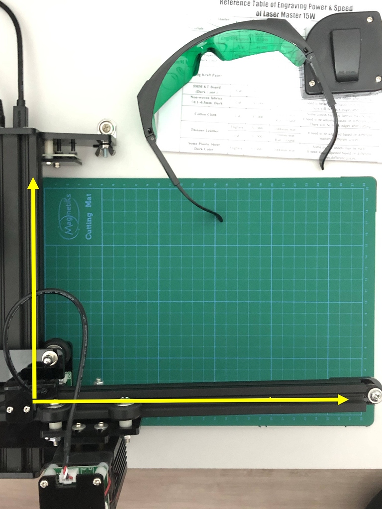 Ortur: (X?) Axis oblique, how to correct? - GRBL - LightBurn Software Forum