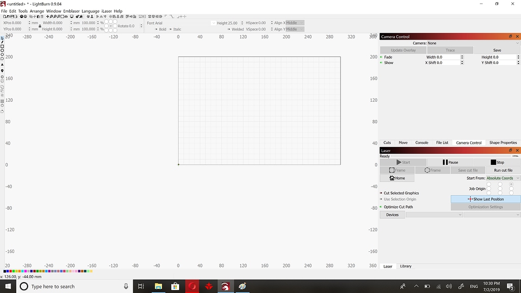 Icon/button Size In the lightburn software - LightBurn Software ...