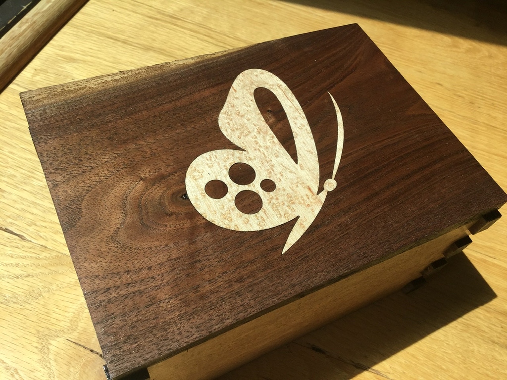 Maple Box with Inlay - Finished Creations - LightBurn Software Forum