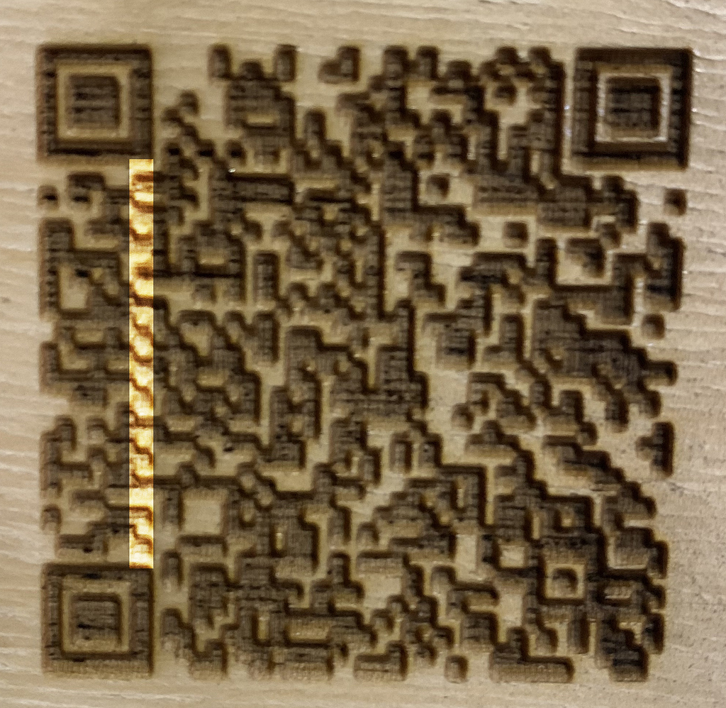 Best settings to laser QR code on 100w C02 laser? - Community Laser ...
