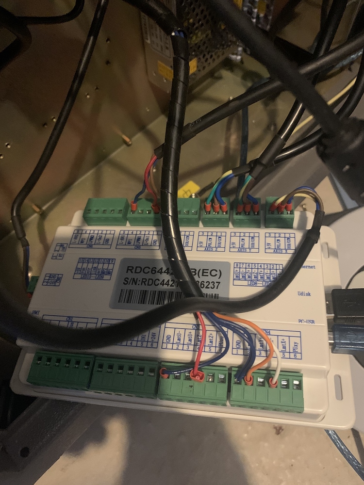 I just finished installing my Ruida controller - Ruida controllers ...