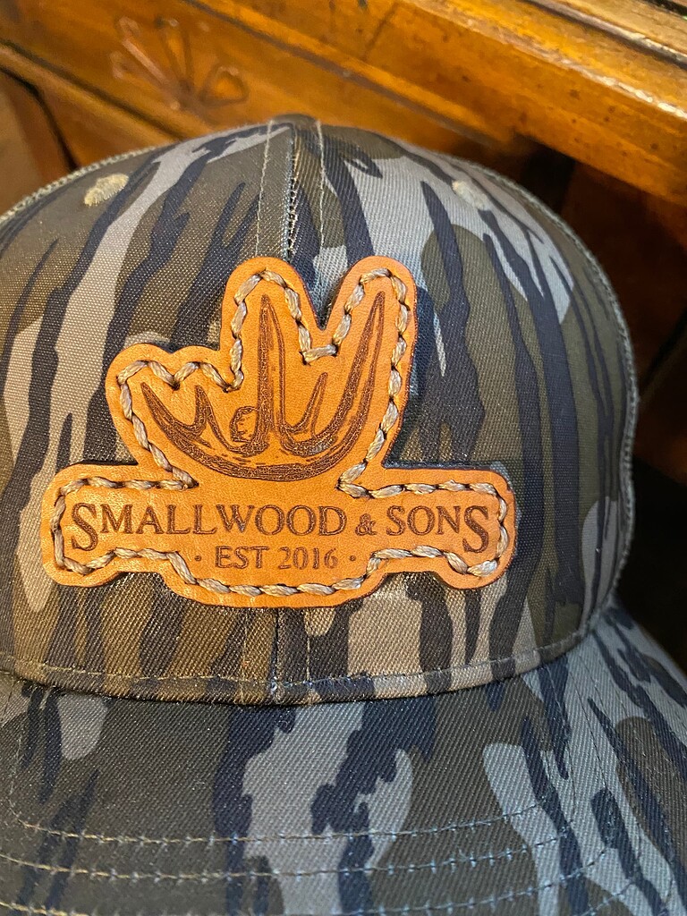 Outline a design for stitch line and cut out on leather - LightBurn ...