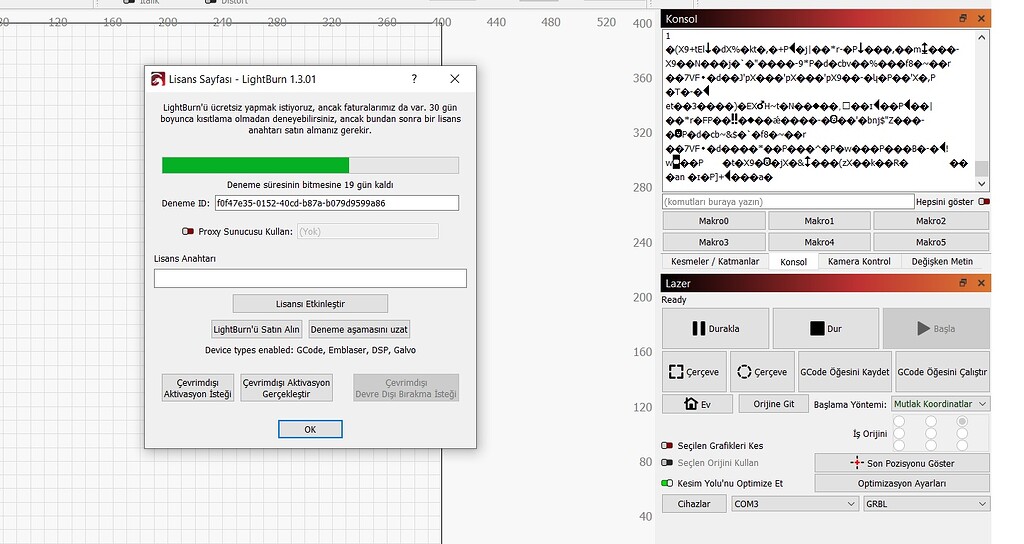 Problem with console screen - LightBurn Software Questions - LightBurn Software Forum