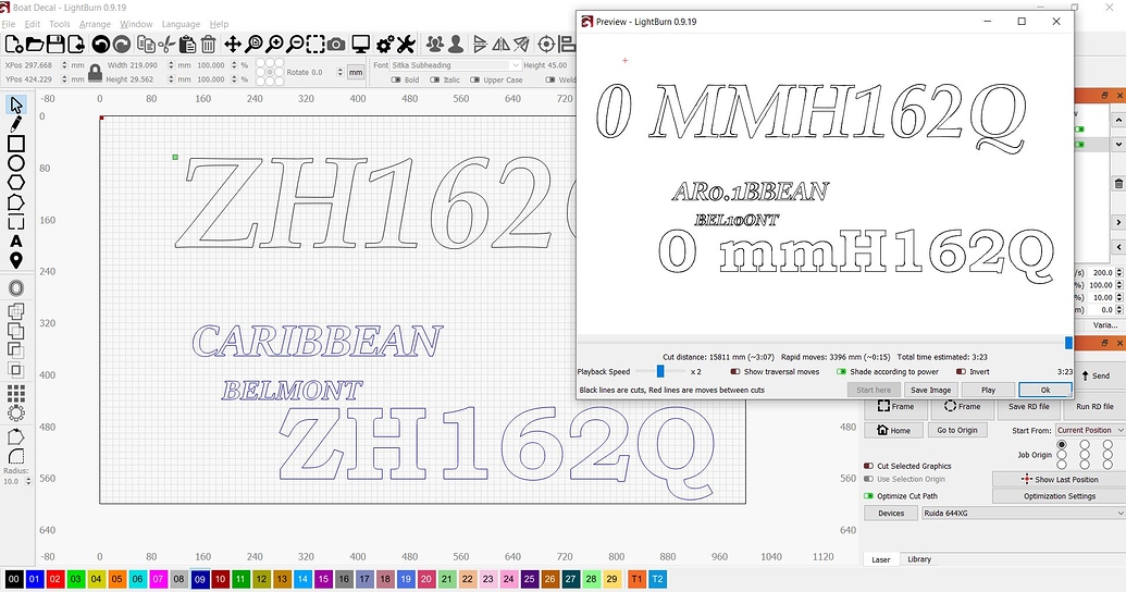 Fonts looking totally wrong in preview - LightBurn Software Questions ...