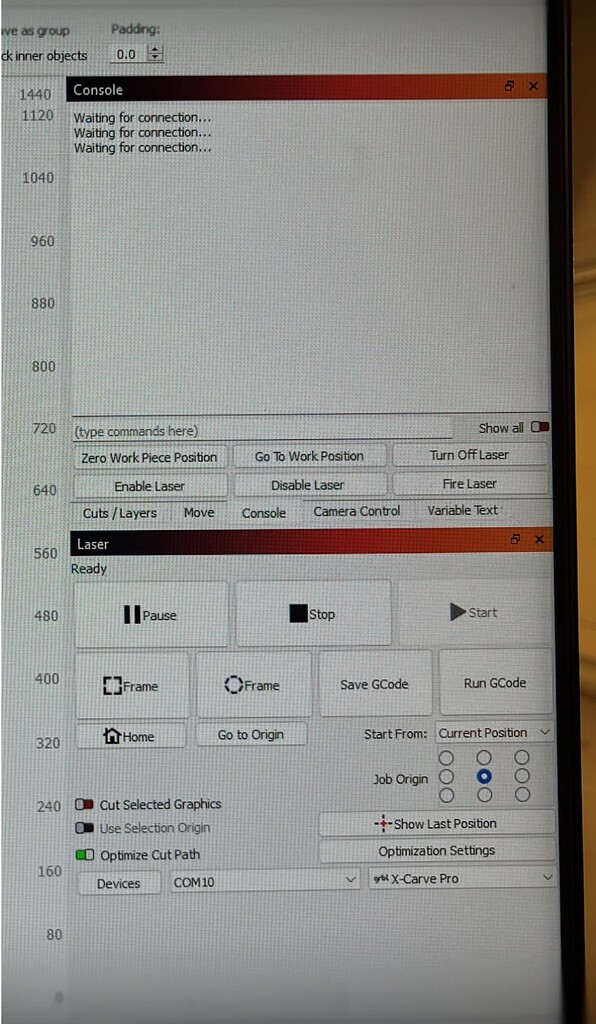 Lightburn connection to X-Carve Pro GRBL - GRBL - LightBurn Software Forum
