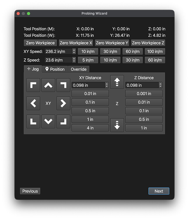 Probing Moves Z to Home after touch; never moves to Y probing position - MillMage Software ...