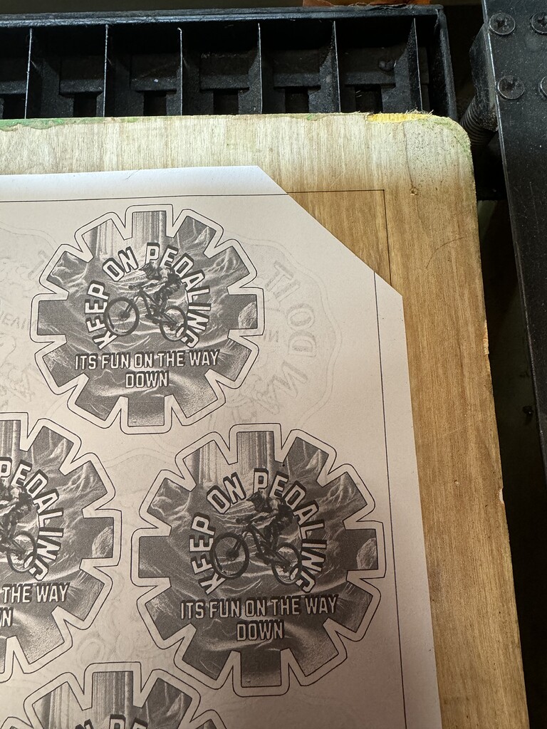 Making stickers with print and cut - LightBurn Software Questions ...