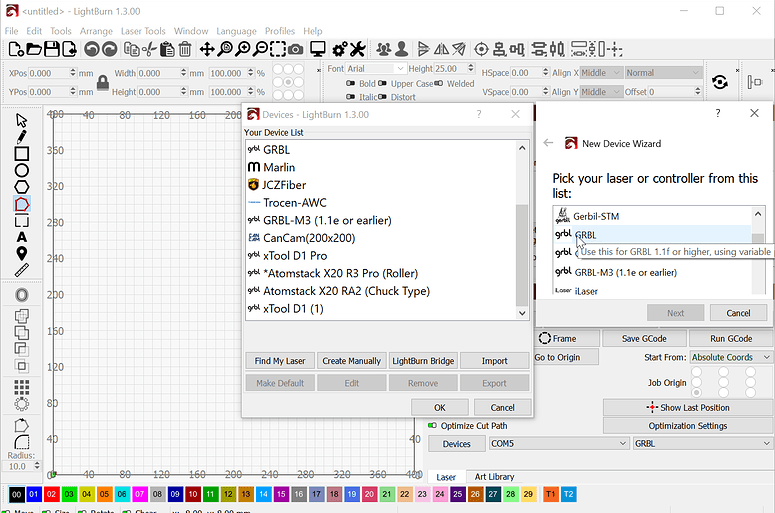 Lightburn Generates An Illegal Grbl Code For My Atomstack A10 Pro Grbl 1 1h Lightburn