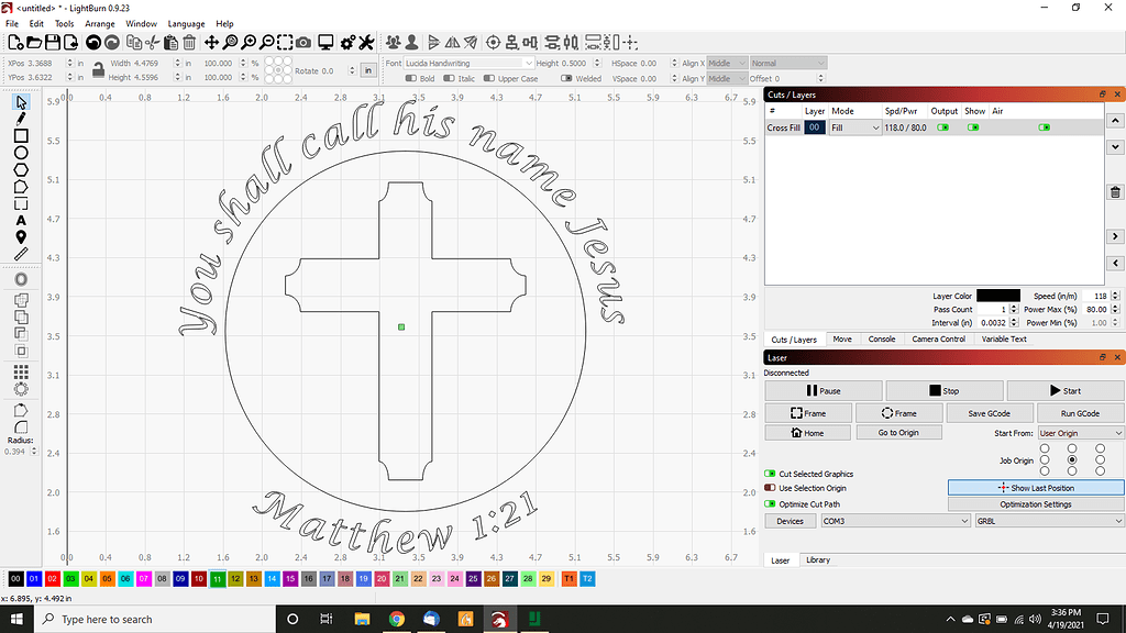 Fill between two objects - LightBurn Software Questions - LightBurn ...
