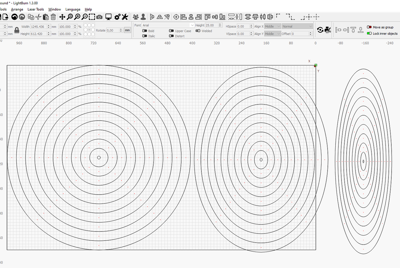 Keeping aspect ratio on individual objects while scaling, how? - LightBurn Software Questions ...