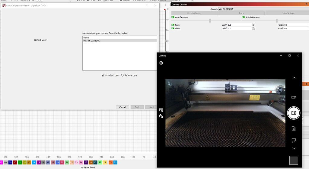 8MP LightBurn Camera not Displaying - LightBurn Hardware Compatibility ...
