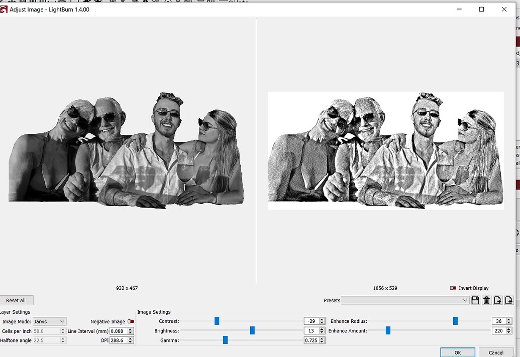 Engraving Photos with Sculpfun S9 and lightburn in wood! I'm a beginner - Community Laser Talk ...