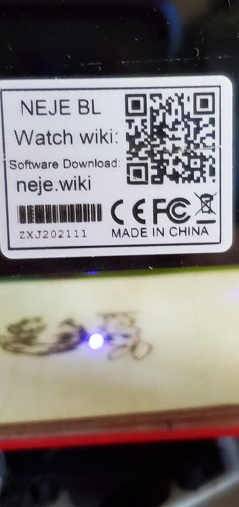 Connecting Neje BL to lightburn - NEJE - LightBurn Software Forum