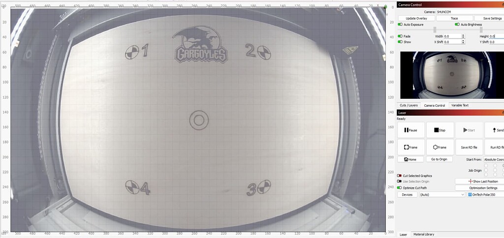 Calibrate Camera Lens with Polar 350 50W Fisheye - Cameras - LightBurn Software Forum