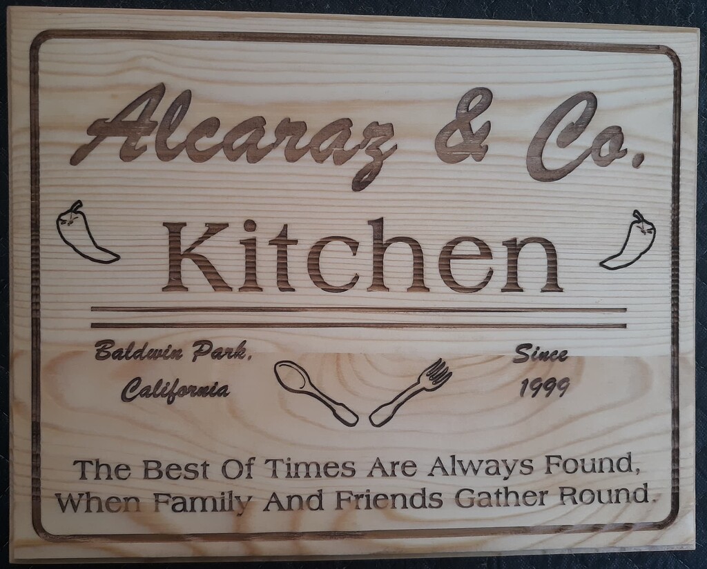 Commissioned Sign - Finished creations - LightBurn Software Forum