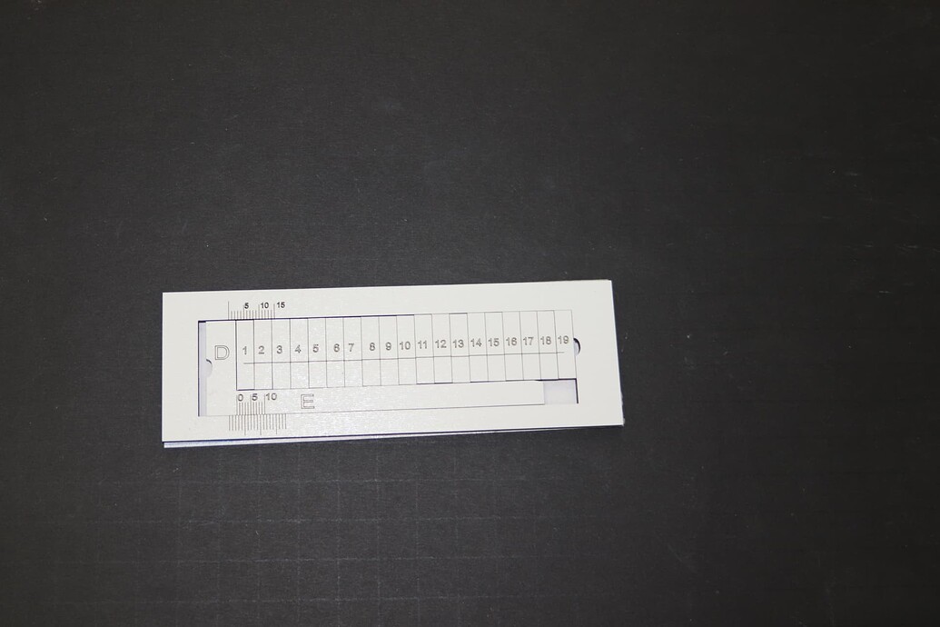 Kerf Offset test: with built-in vernier scale for accuracy, no tools ...