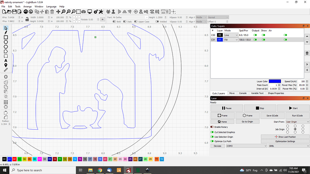 Cut Out Part of a Circle - Solved - LightBurn Software Questions ...