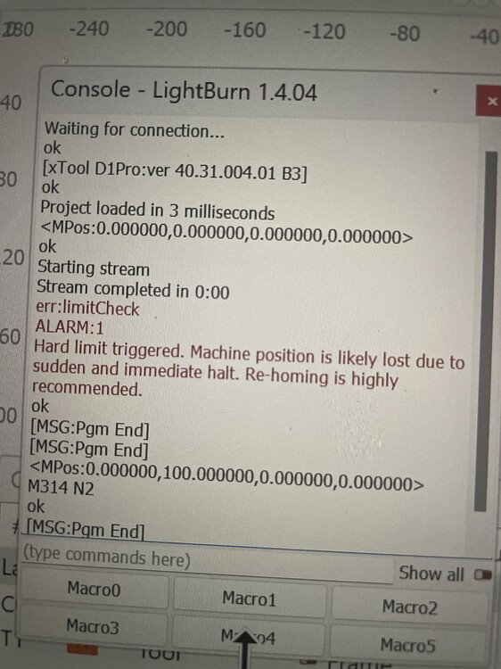 Limit switch error my D1 Pro on the Y axis - LightBurn Software ...