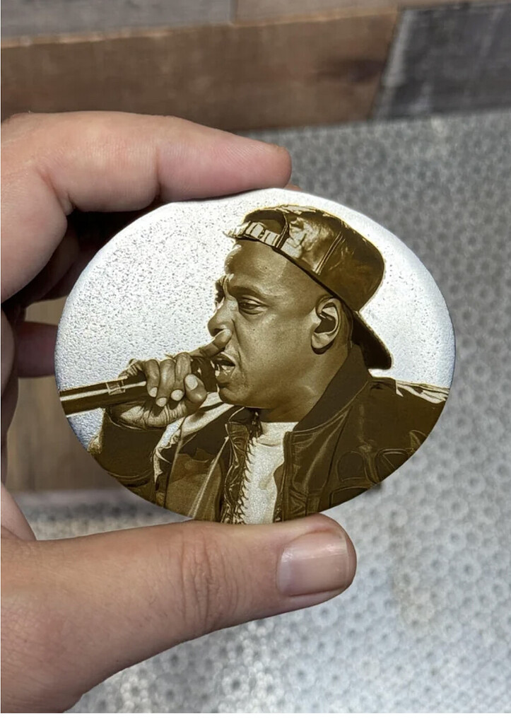 Stainless steel disc for MOPA Fiber laser engrave? - Community Laser ...