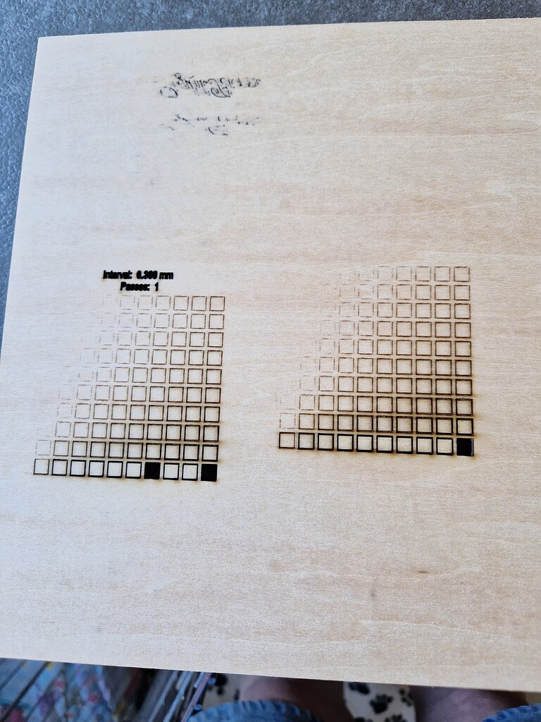 Material Test seems not working correctly - Sculpfun - LightBurn ...