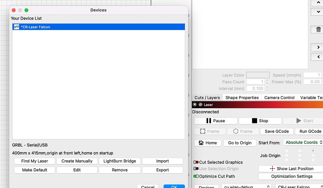 Creality 5W Falcon Laser Not Discoverable with Mac OS, Firmware Update Issues, & More - OS ...