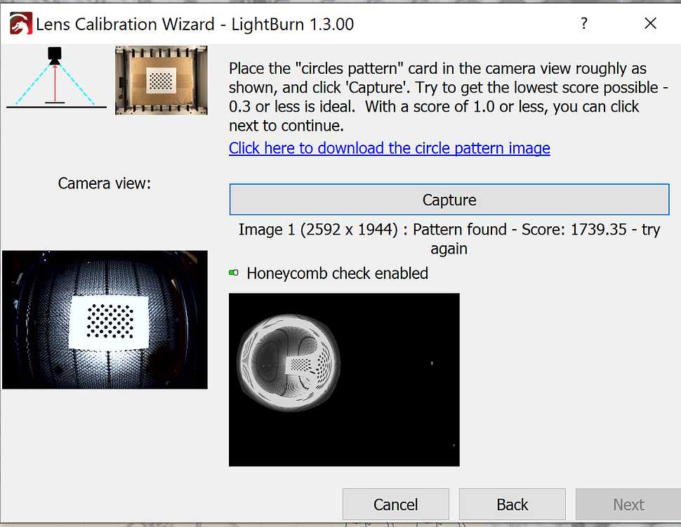 Len Calibration always cutting off bottom quarter of image - LightBurn ...
