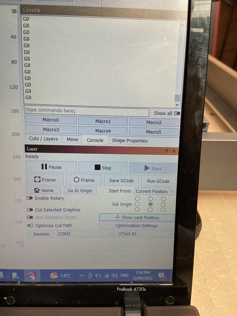 Lightburn suddenly not working on Y Axis - laser still works with ...