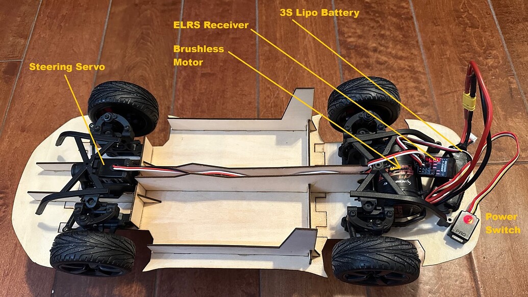 Frame for 1/10th Scale RC Car - Project Files - LightBurn Software Forum