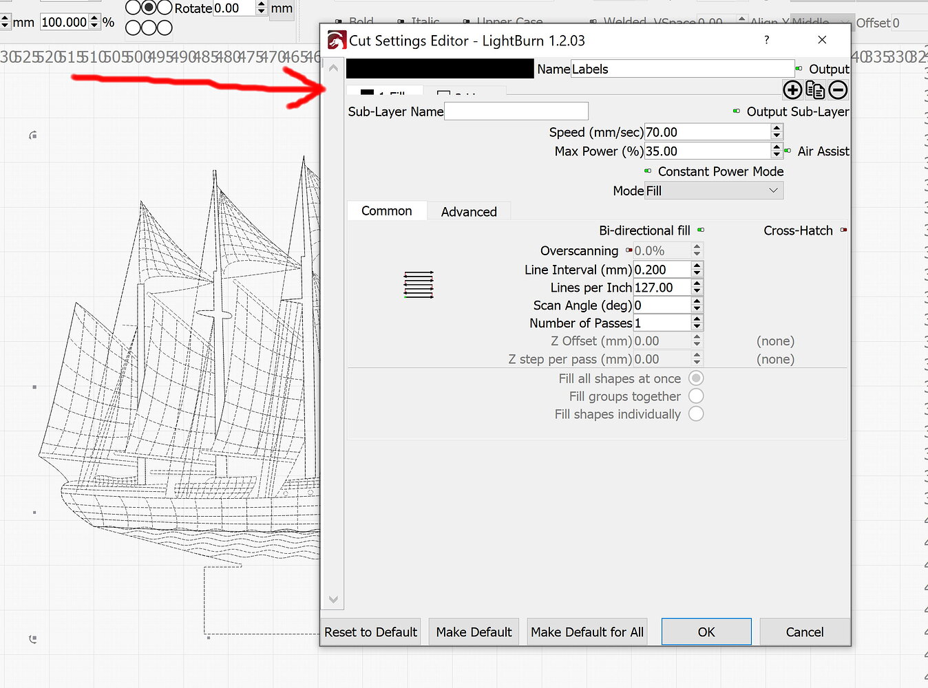 Issues With MULTI MODE In Cuts layers LightBurn Software ions