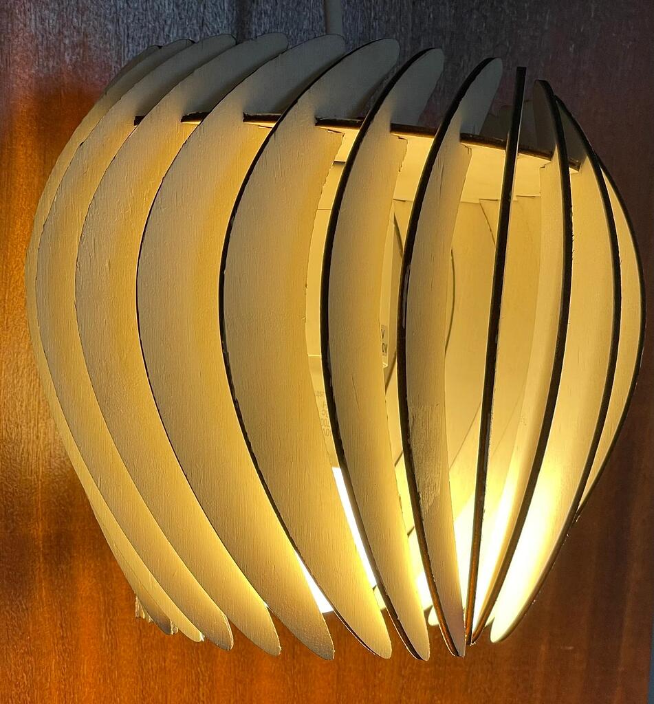 Construct and assemble lamps from plywood - Finished Creations ...