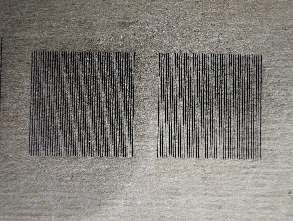 Odd line spacing when using bi-directional fill - LightBurn Software ...