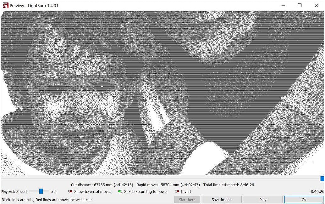 Greyscale vs. Dithering with a Diode Laser - GRBL - LightBurn Software ...