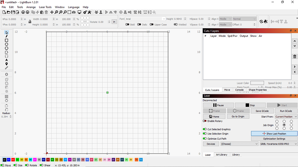 Cannot adjust the main screen size - LightBurn Software Questions ...