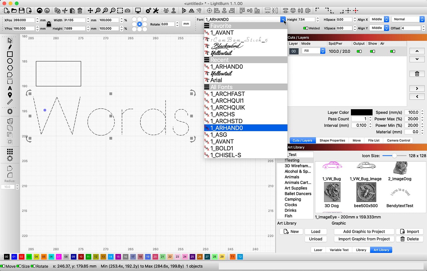 Unable to access SHX fonts - LightBurn Software Questions [OFFICIAL ...