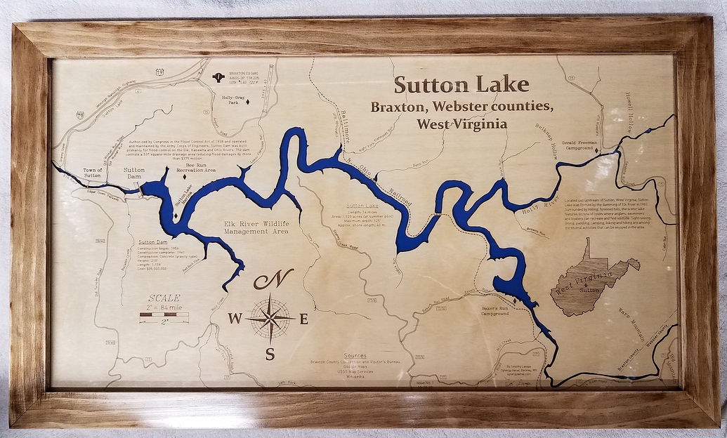 Engraved topography map - Finished Creations - LightBurn Software Forum