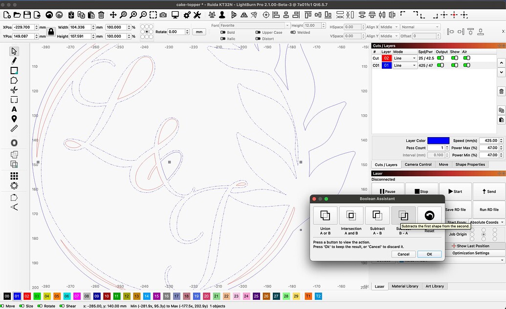 Boolean foolian... another boolean twist? - LightBurn Software Questions - LightBurn Software Forum